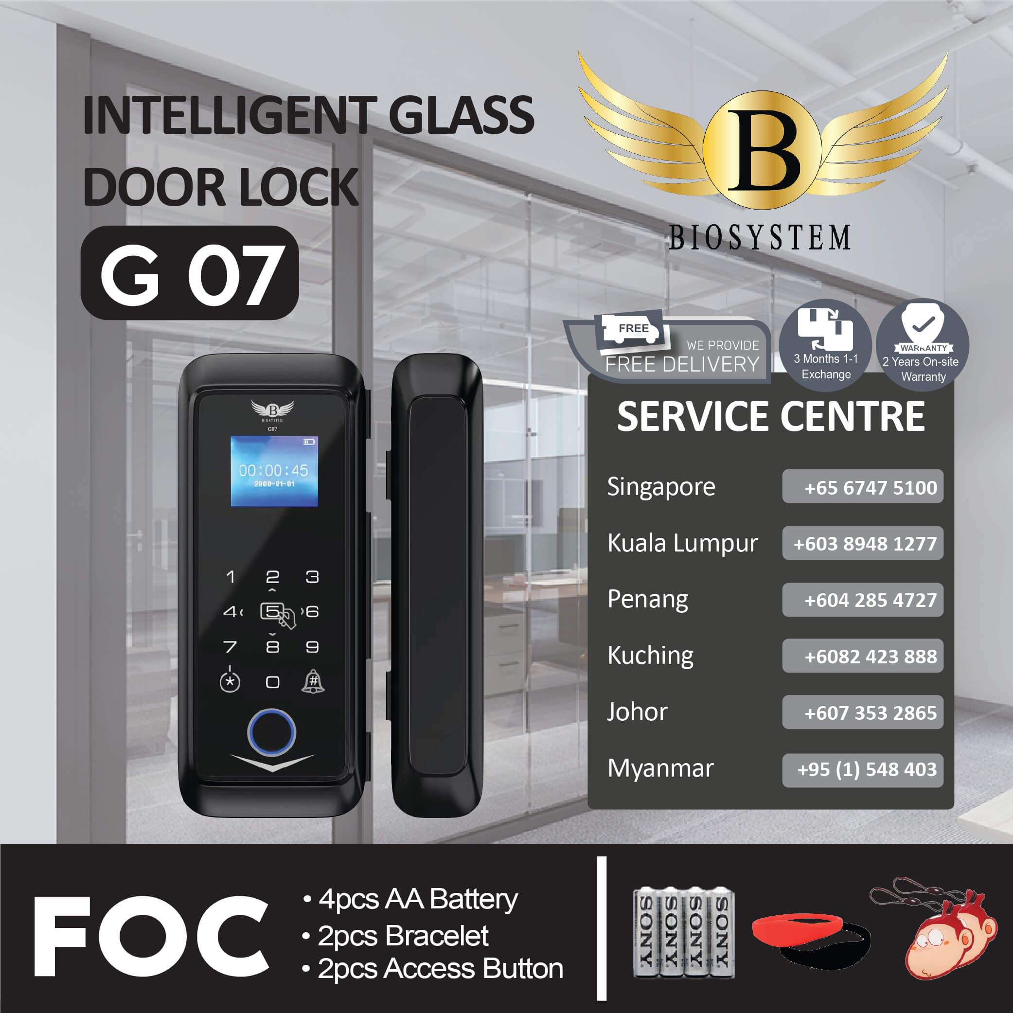 Glass Door – Biosystem